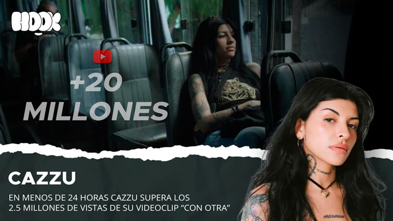 Cazzu estrena “Con Otra” después de una década | HOOKMX